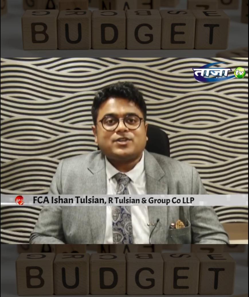 Our Partner, CA Ishan Tulsian being broadcasted live for his analysis ...