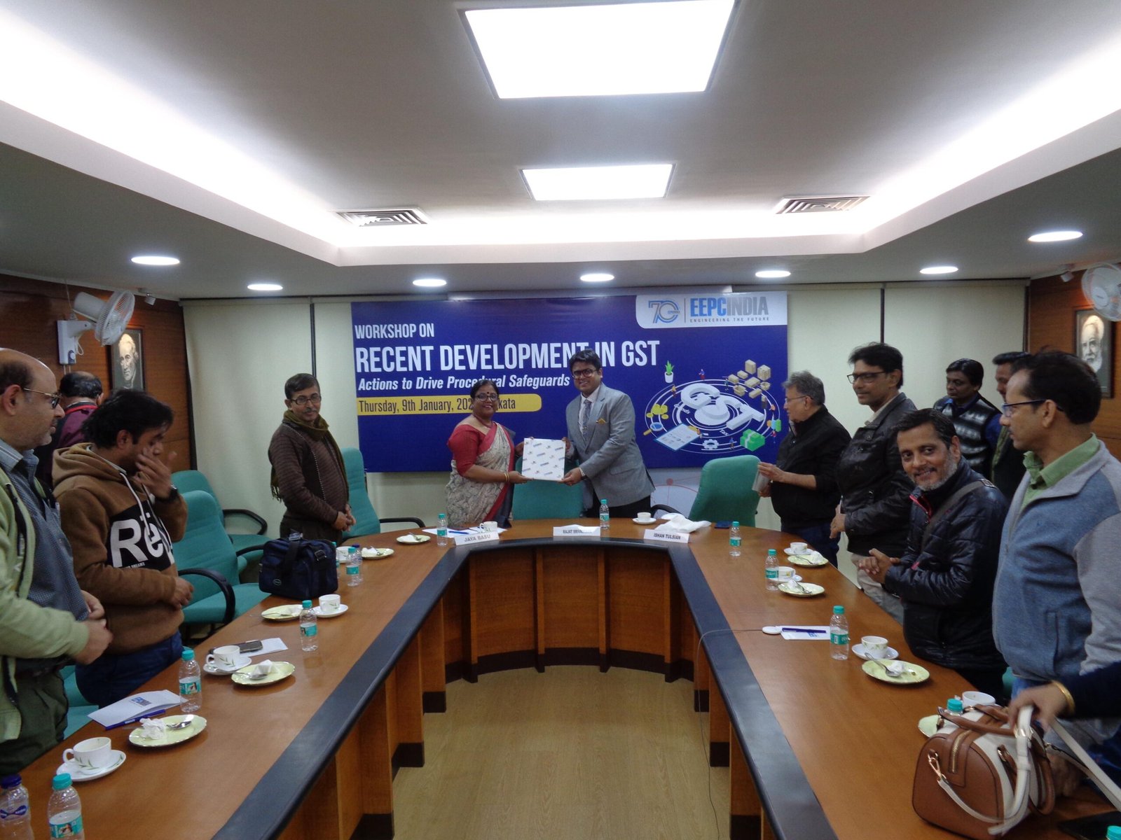 Our Partner, CA Ishan Tulsian being felicitated for conducting a ...