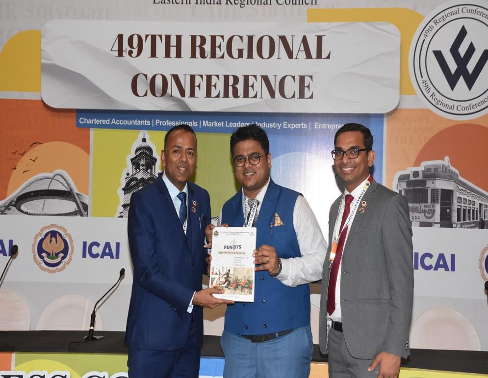 Our Partner CA Ishan Tulsian being felicitated for his contribution as ...